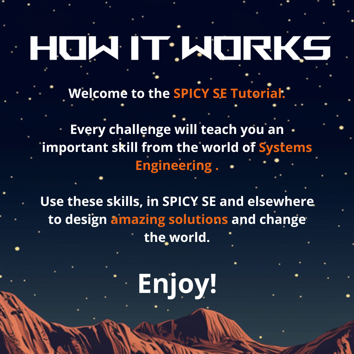 Spicy Systems Engineering Tutorial